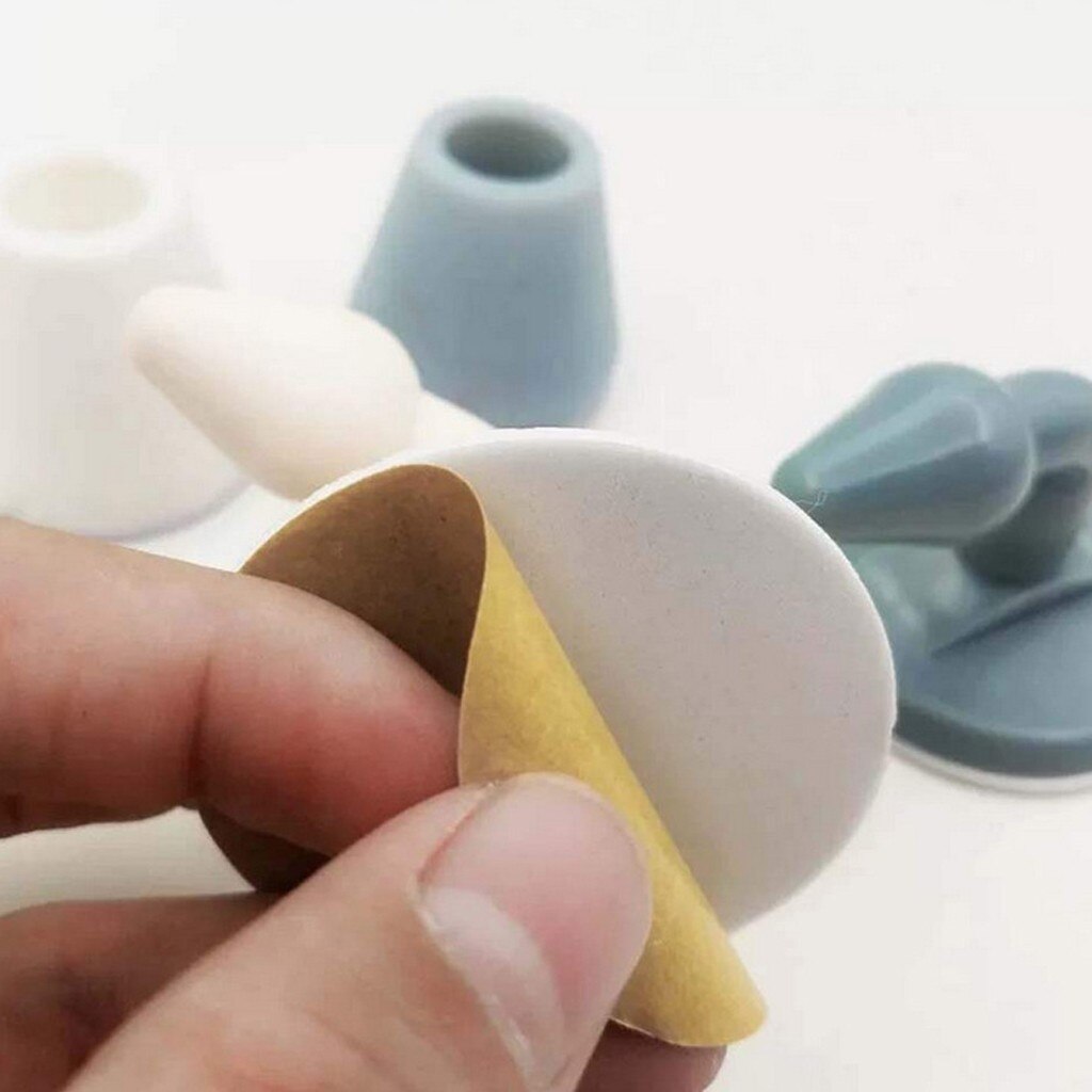 Siliconen verborgen Deur Stop Stopper Home Zelfkle... – Vicedeal