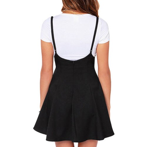 Body Overall Skirts Women Casual Strapy Mini Dress... – Grandado