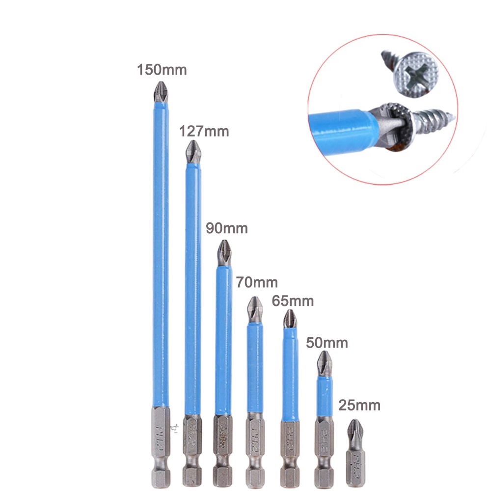 7pcs 25MM-125MM Non-Slip Cross Bit Drill Magnetic ... – Grandado