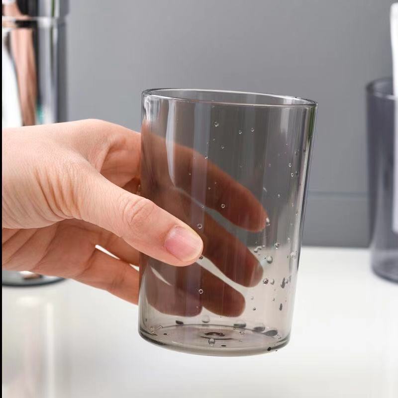 Clear plastic cup toothbrush cup household washing... – Grandado