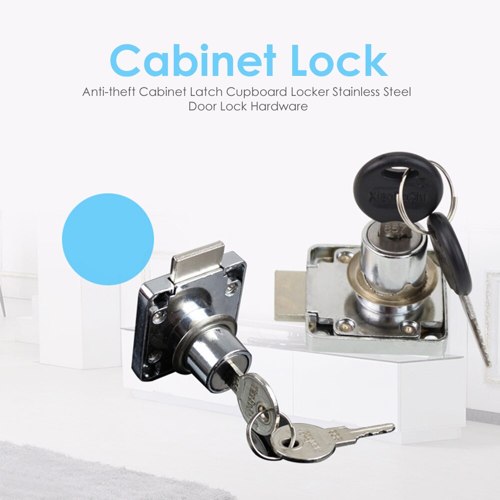 Stainless Steel Cabinet Drawer Door Lock Double Op... – Grandado