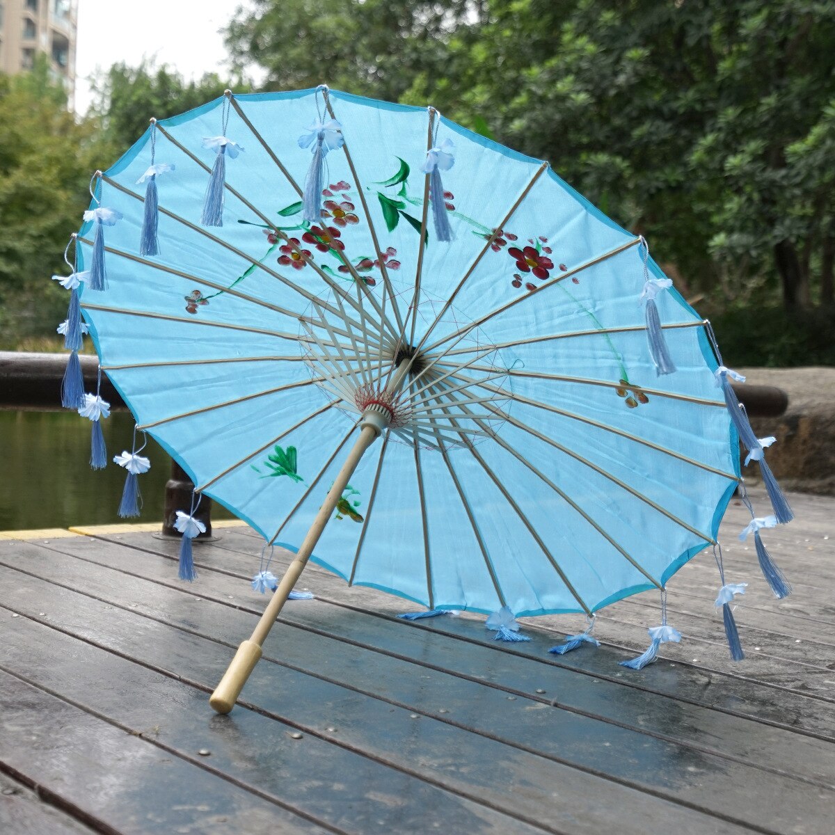 Hanfu Photography Prop Ancient Umbrella rain women... – Vicedeal