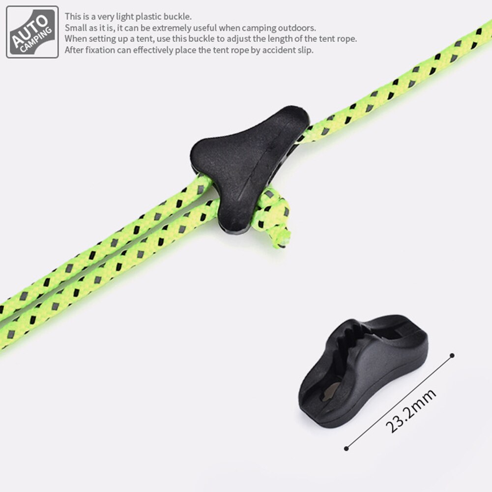 Camping Tent Rope Fastener Adjuster Non-Slip Rope ... – Grandado