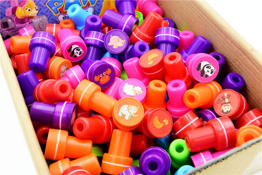 10pcs/Set Children Toy Stamps Cartoon Animals Frui... – Grandado