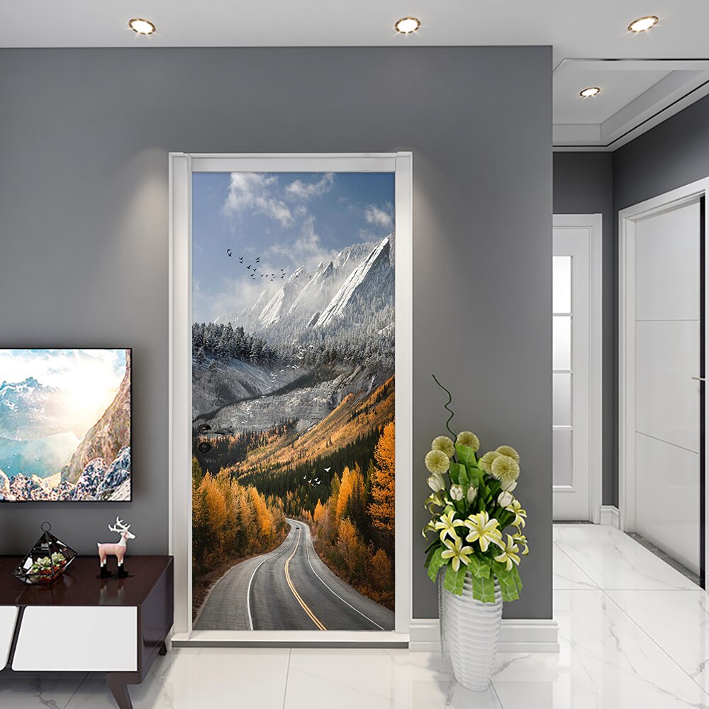 Australia Forest Road Scenery Wall Stickers Home D... – Grandado