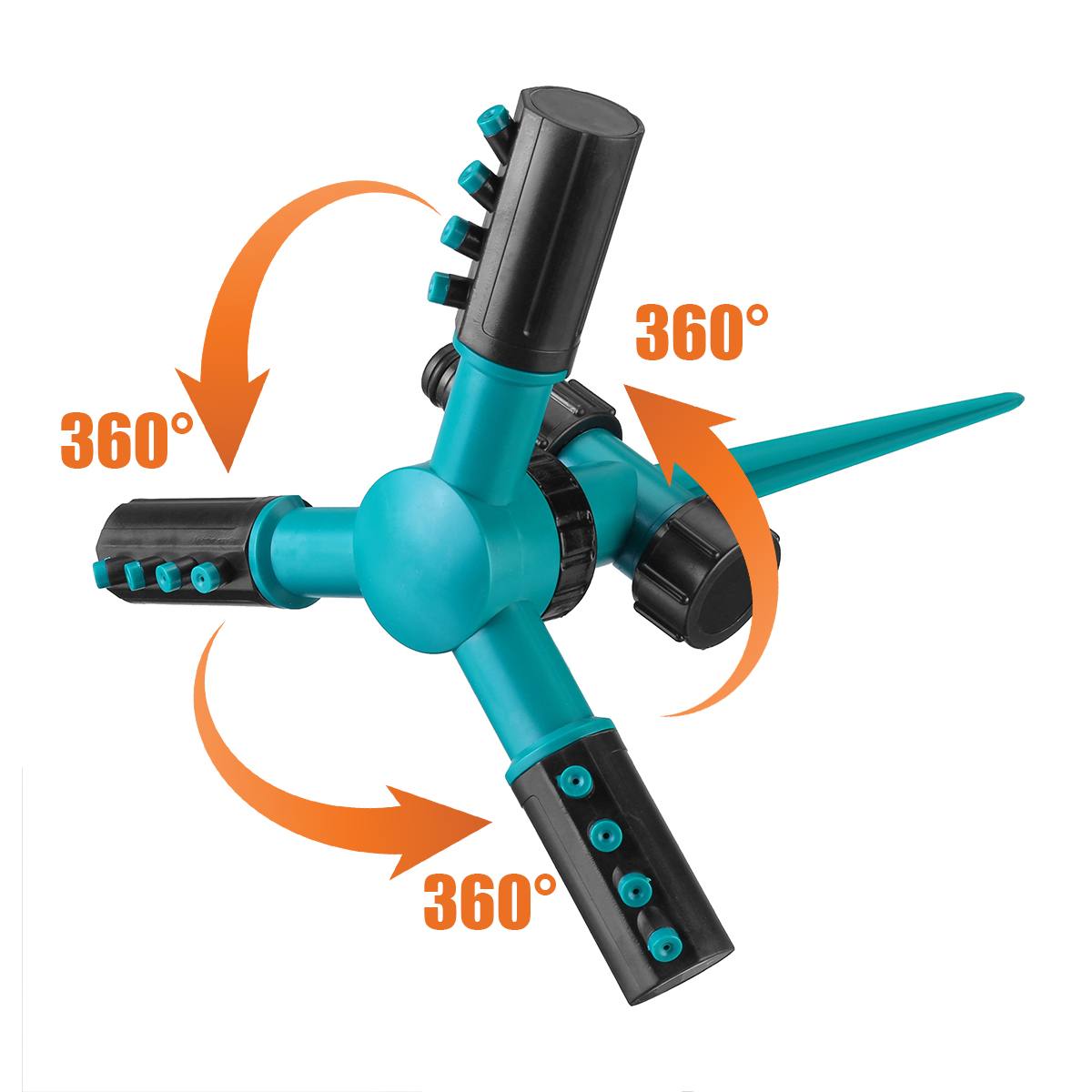 360 Degree Rotating Automatic Garden Water Sprinkl... – Grandado