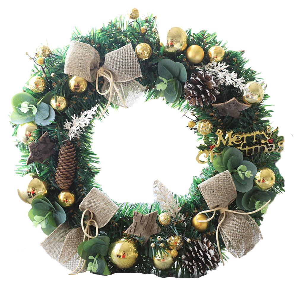 Wall Hanging Wreath Pine Cone Wreath Christmas Dec... – Vicedeal Wall Hanging Wreath Pine Cone Wreath Christmas Dec... – Vicedeal