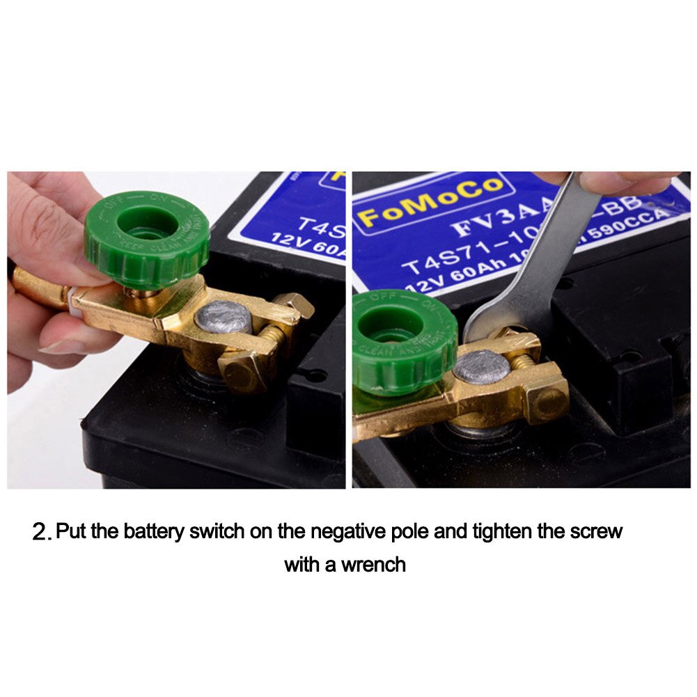 Universal Car Battery Switch Battery Terminal Link... – Grandado