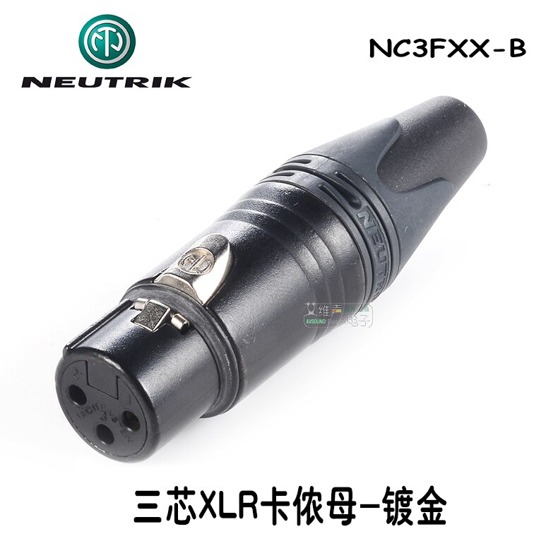 NEUTRIK NC3FXX/NC3MXX NC3FXX-B/NC3MXX-B 3 pole Fem... – Grandado