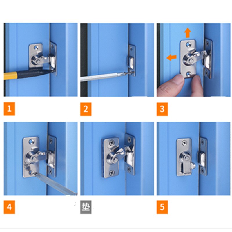 mini 304 rustfritt stål 90 gradere vinkelspenne / ... – Grandado