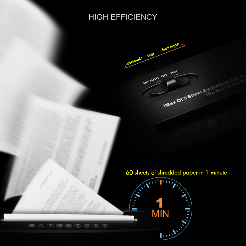 5-Sheet Strip-Cut Paper, Desktop Electric Paper Sh... – Grandado