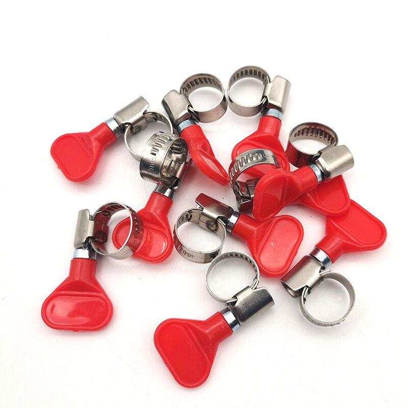 10PCS Adjustable Stainless Steel Butterfly Hose Cl... – Grandado