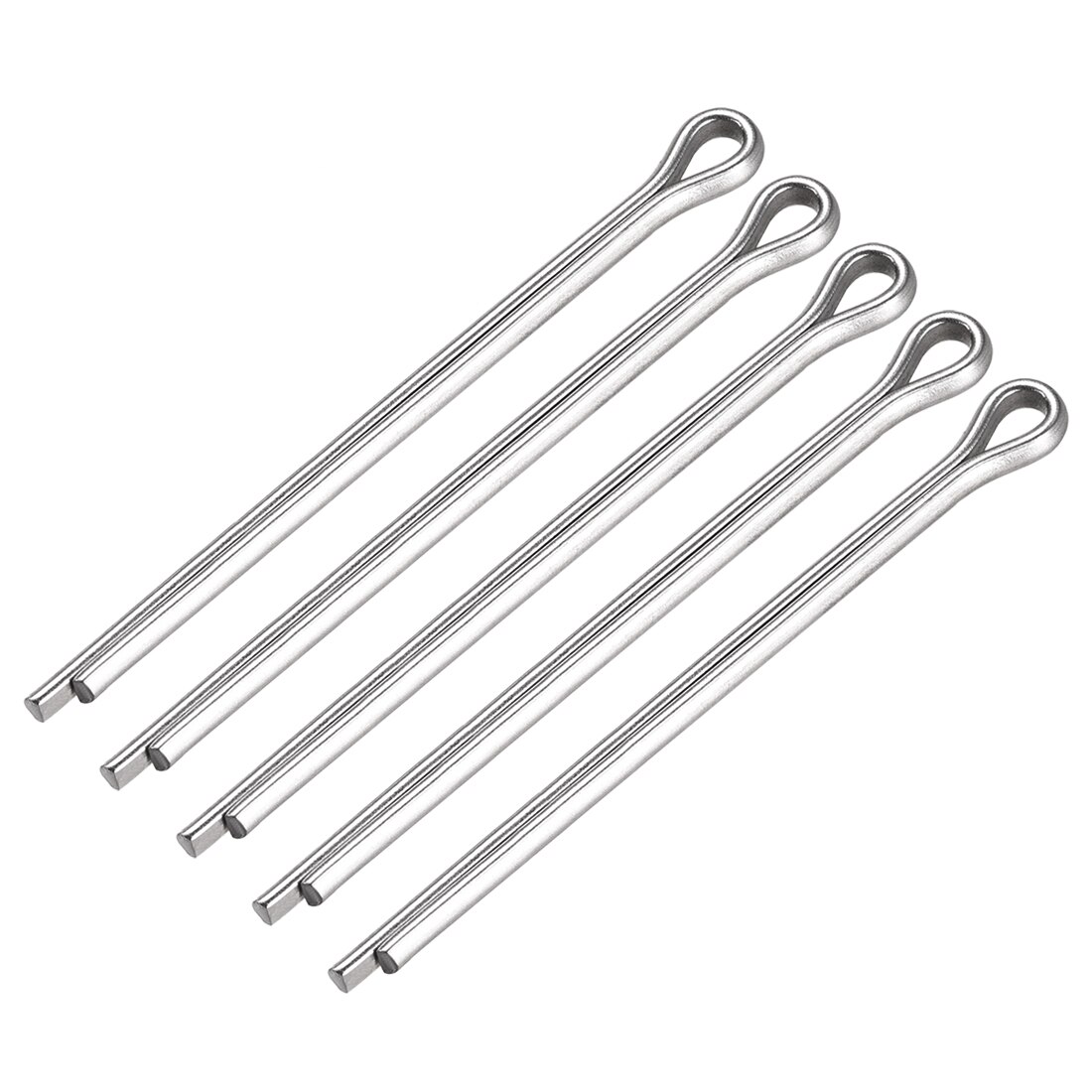 Uxcell 5Pcs Split Splitpen-4Mm X 60Mm 304 Rvs 2-Ga... – Grandado