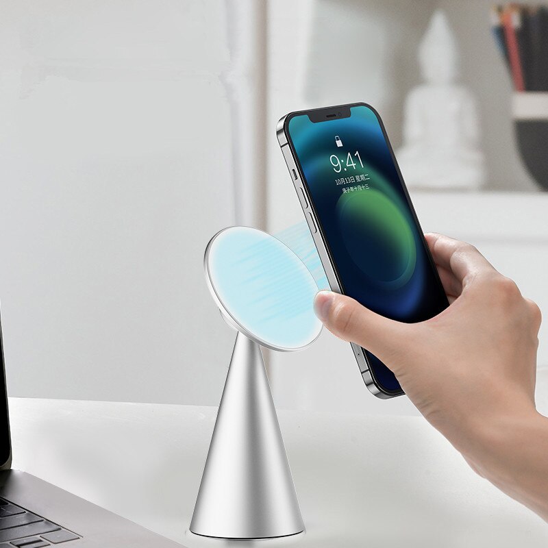 Magnetic Stand for iphone 12 Desktop Charging Pad ... – Grandado