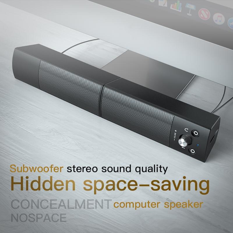 Computer Speakers Detachable Bluetooth Speaker Bar... – Grandado