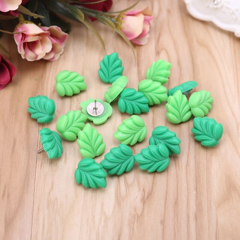 20Pcs Leaf Push Pins Kantoor Decoratieve Punaises ... – Grandado