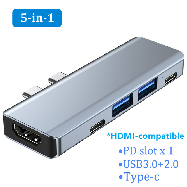 Usb C Hub 4K Hdmi-Compatibel Vga RJ45 Adapter Met ... – Grandado