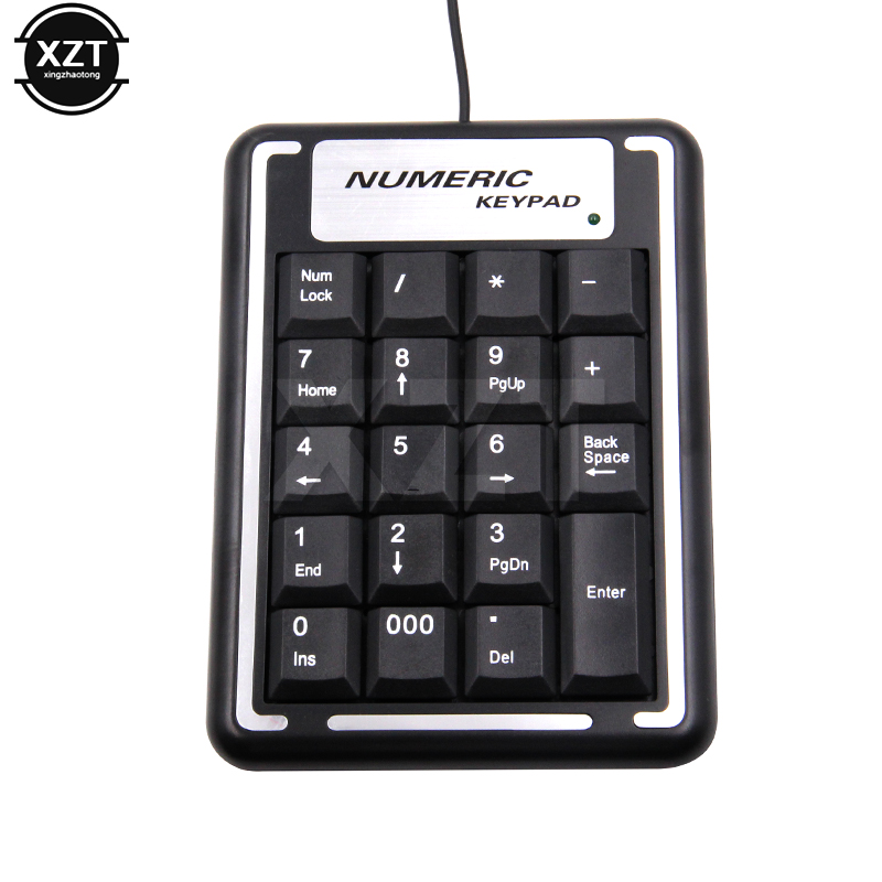 USB Numeric Keypad Wire Numpad Digital 19 Key Mini... – Vicedeal