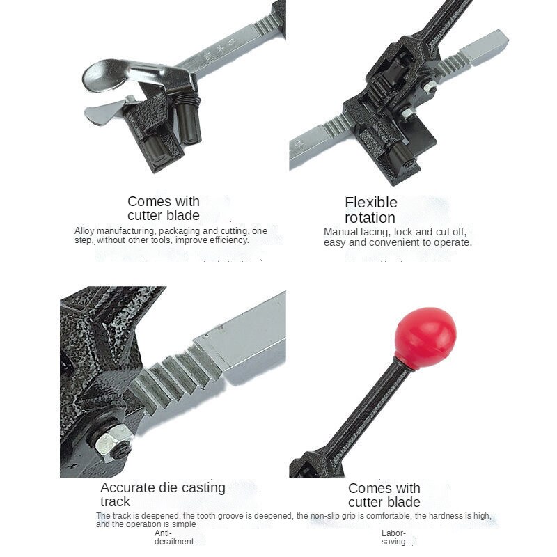Manual strapping machine set,PP/PET strapping seal... – Grandado