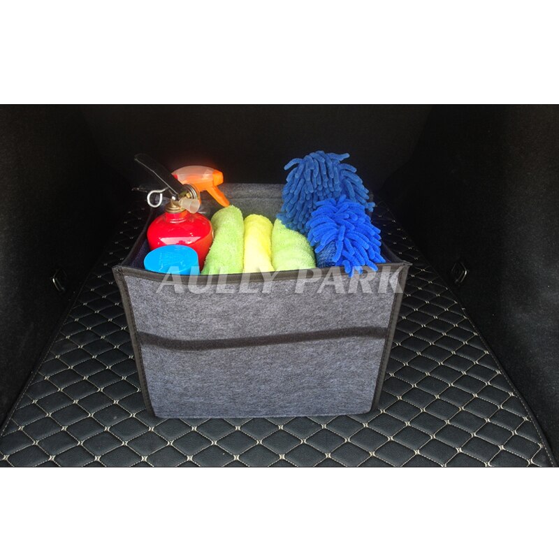 Bil myk filt oppbevaringsboks bagasje bag kjøretøy... – Grandado