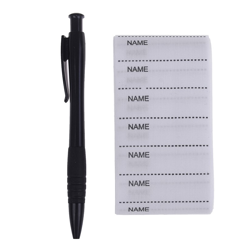 100pcs White Name Label Washable Iron on Labels Ca... – Grandado