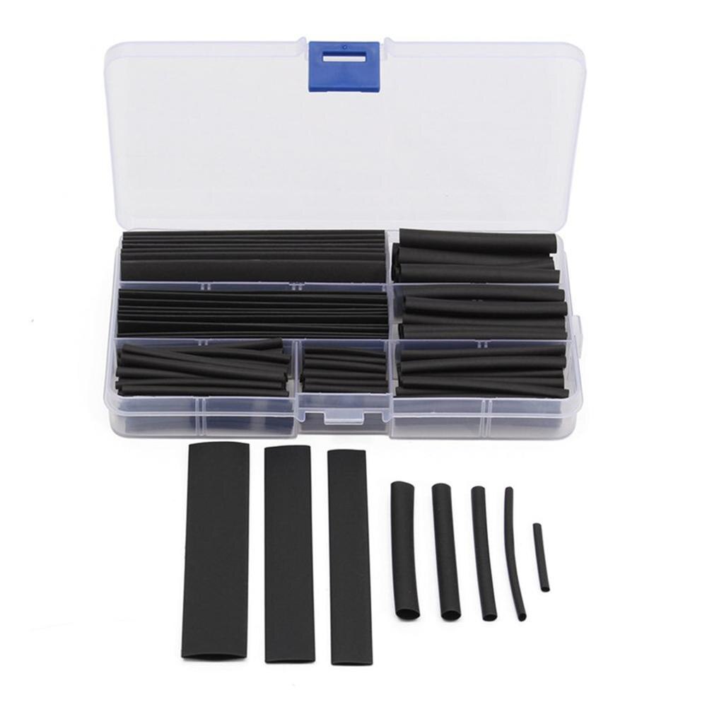 150 Pcs Black Krimpkous 2:1 Zwarte Buis Auto Kabel... – Grandado