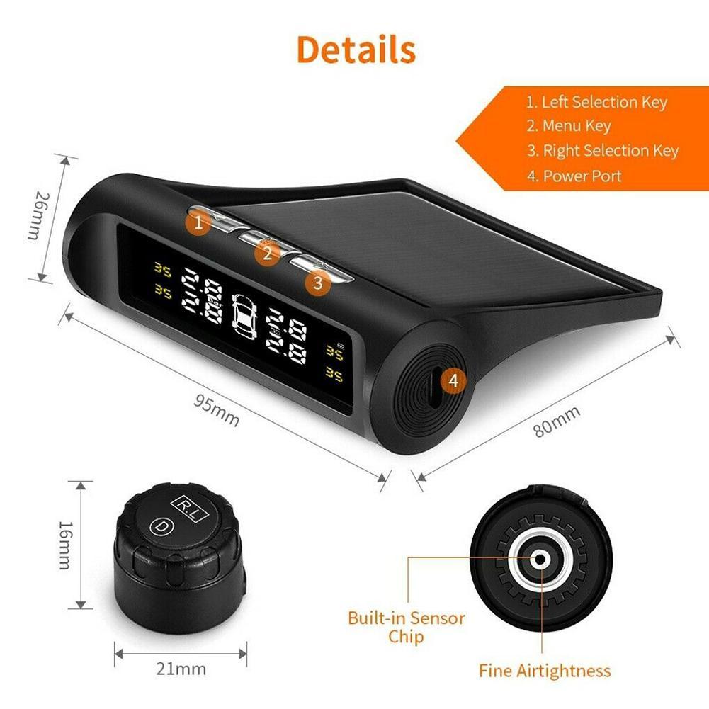 1Set Tpms Auto Bandenspanning Alarm Monitor Systee... – Grandado