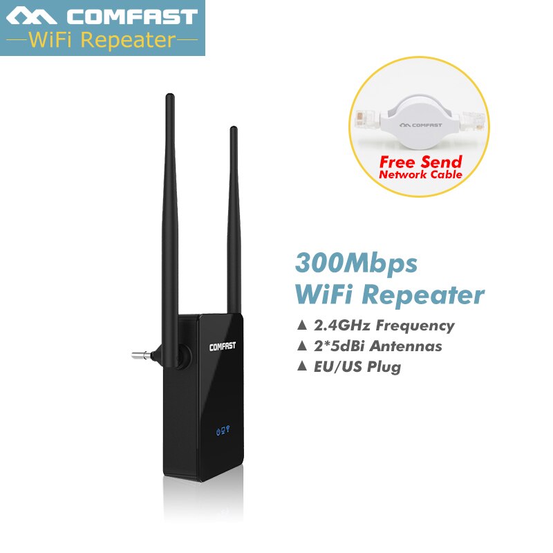 Comfast Wireless WIFI Router Repeater 2.4GHz 300Mb... – Grandado