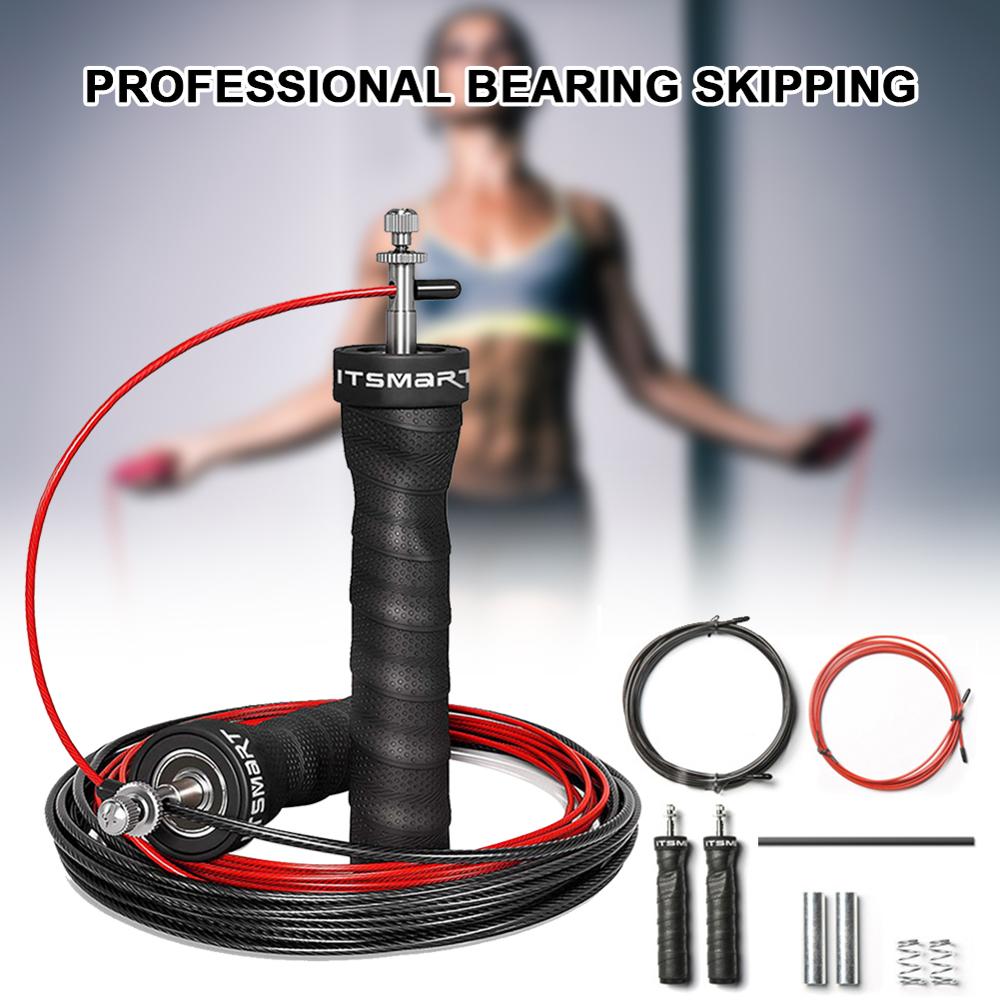 High Speed Jump Skip Rope Skipping Cable Ball Bear... – Grandado