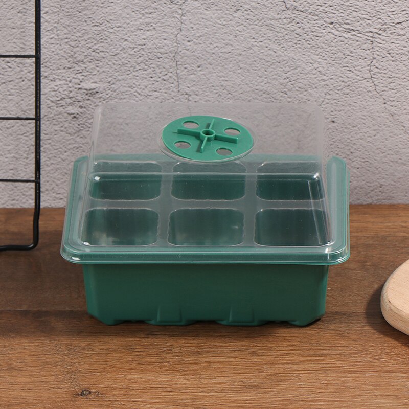 6 Cells Hole Plant Seeds Grow Box gardening hydroponics systems Tray ...