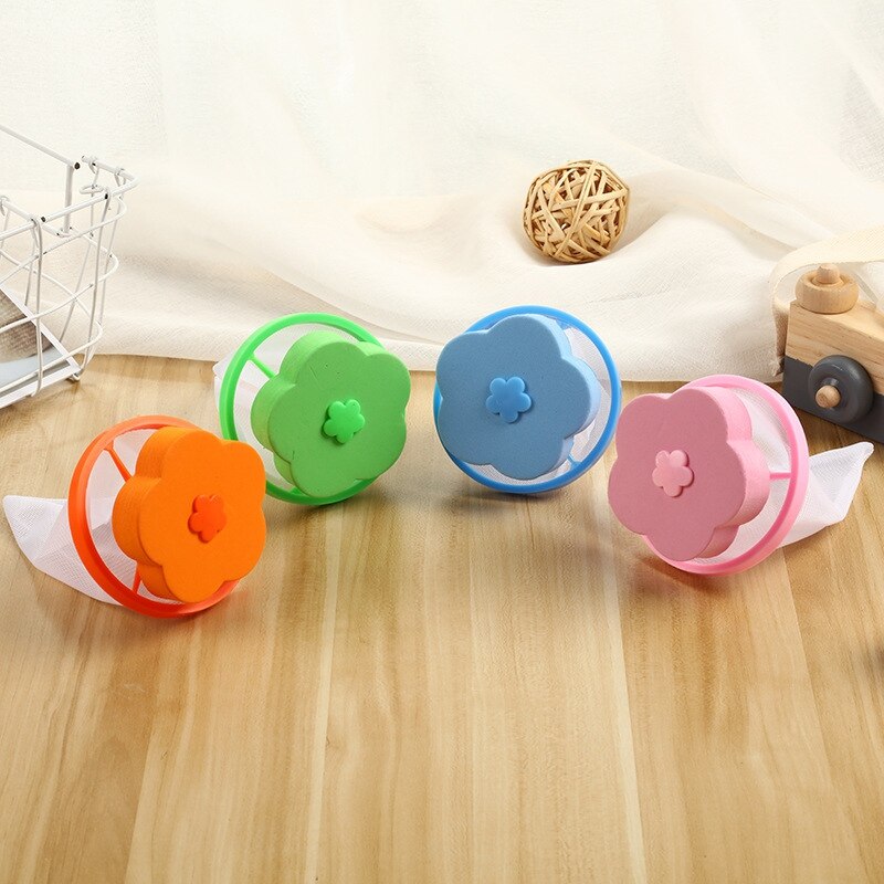 Hair Catcher Cleaning Balls Bag Laundry Balls Disc... – Grandado