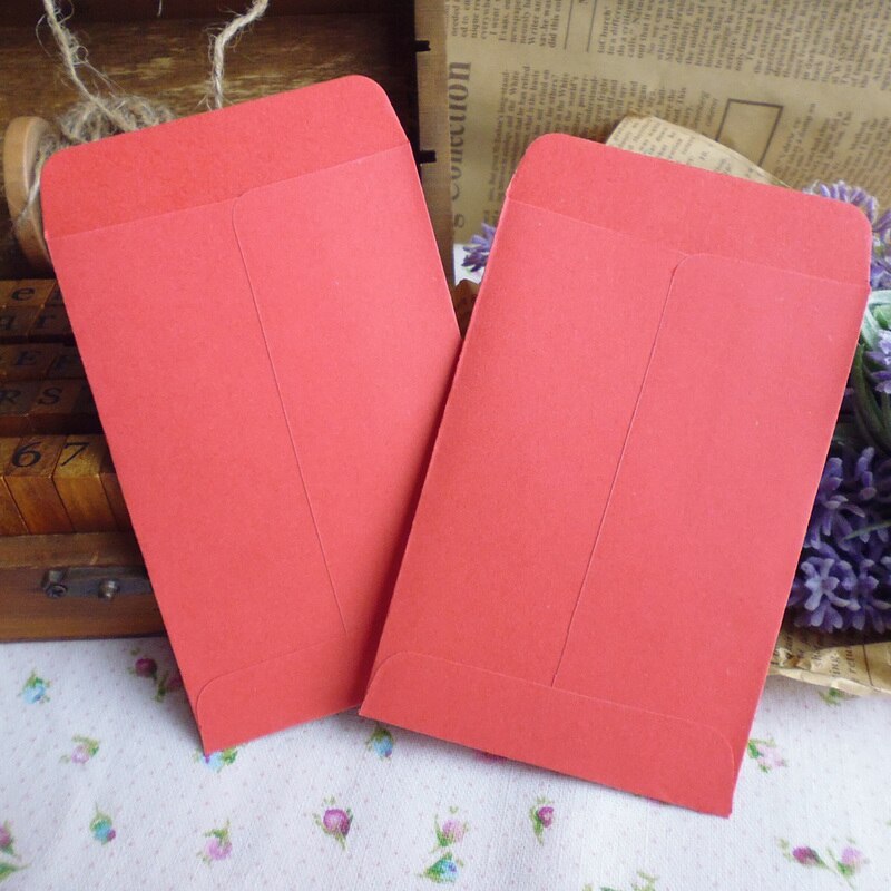 20pcs Red Retro Blank Paper Envelopes Invitation E... – Vicedeal