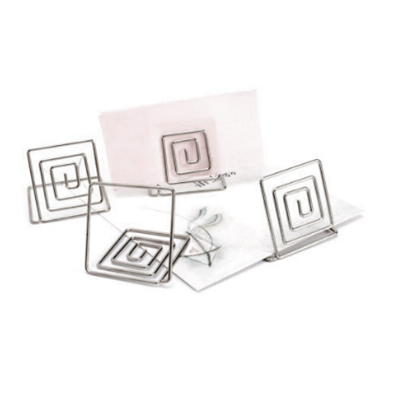 Wire Place Card Holder Metal Stainless Steel Displ... – Vicedeal