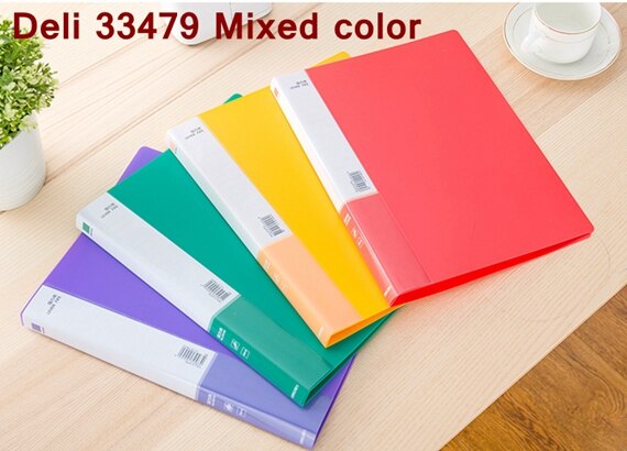 4PCS/LOT Deli A4 Clip file folder Colorful file cl... – Vicedeal