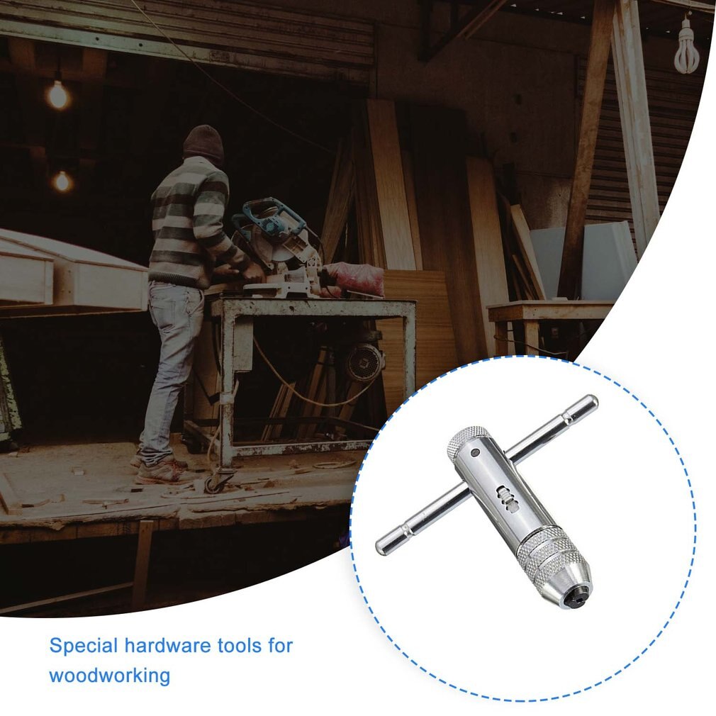 Adjustable 3-8mm T-Handle Ratchet Tap Wrench with ... – Grandado
