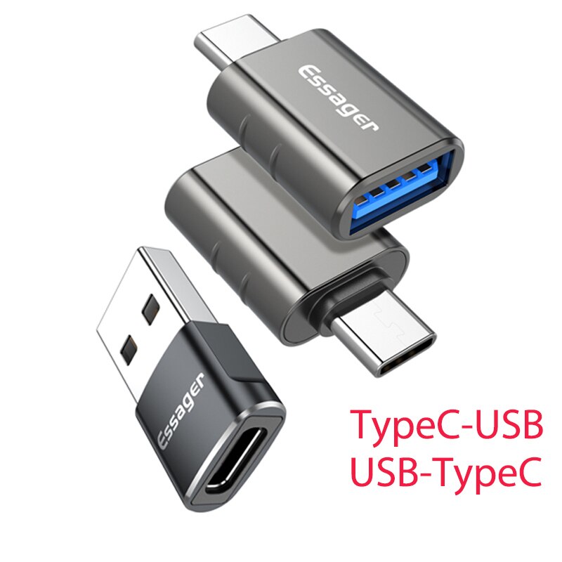 Usb Naar Type C Otg Adapter Usb USB-C Male Naar Mi... – Grandado