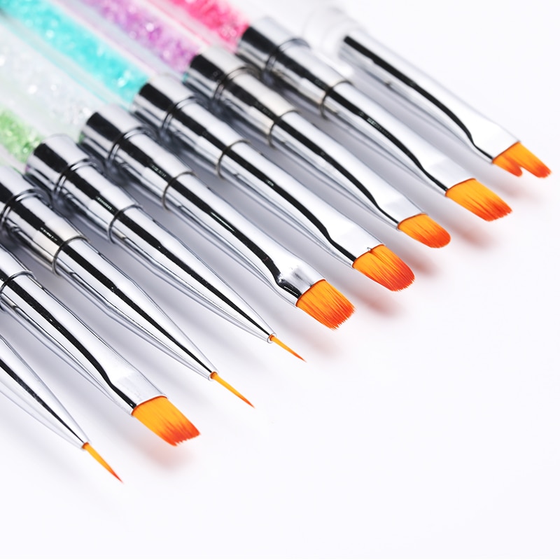 Doppel-beendet Nagel Pinsel Stift Profi UV Gel Lin... – Grandado