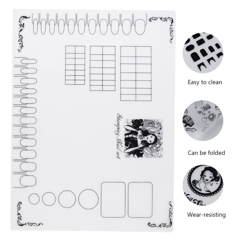 Nagels Siliconen Mat Nail Art Stempelen Matten Man... – Grandado