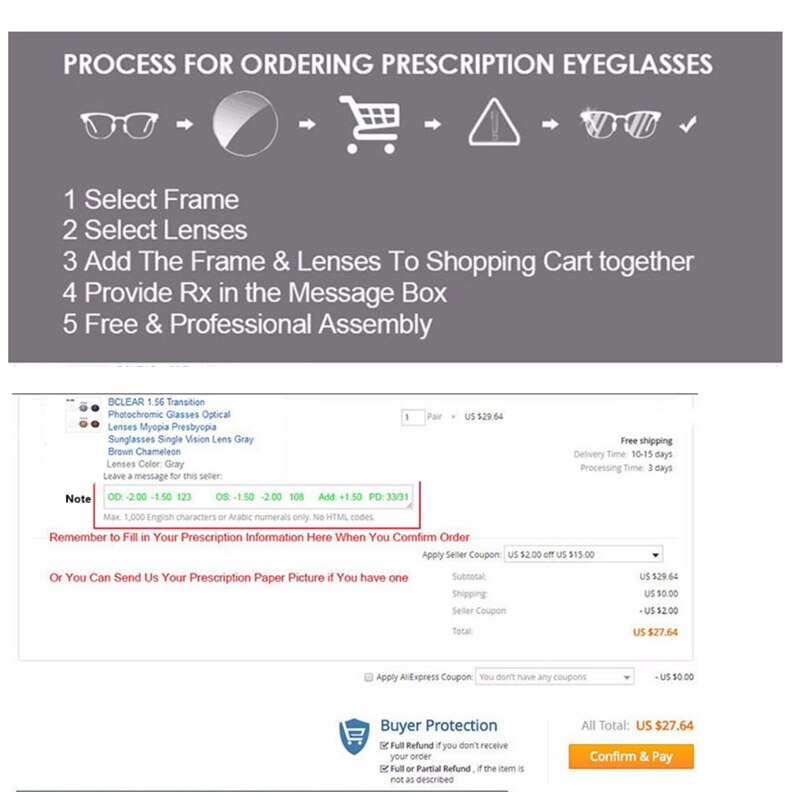 1.56/1.61/1.67/1.74 Super Hi-Index Ultra Thin Asph... – Vicedeal