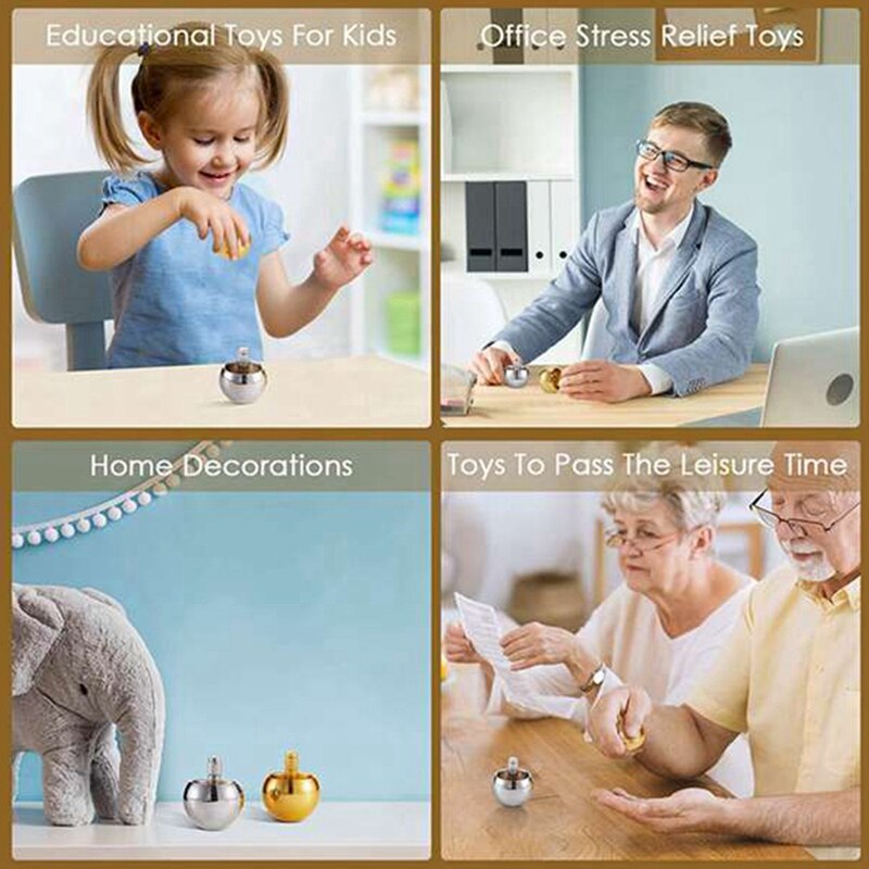 Tippe Top Metal Flip over Top Stainless Steel Spin... – Vicedeal