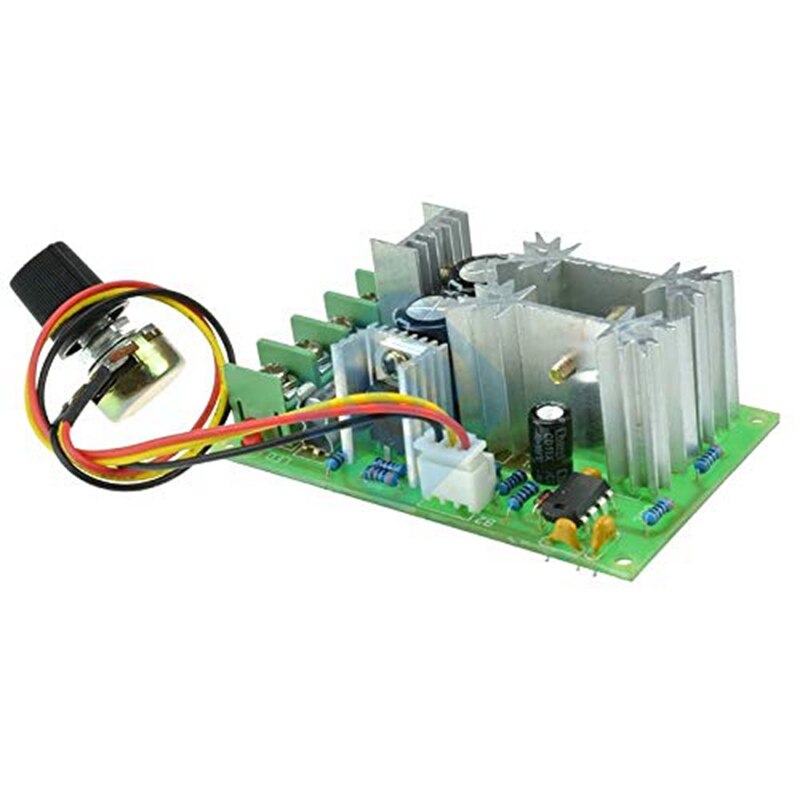 PWM Motor Speed Controller Switch DC 10-60V 20A Current Voltage ...