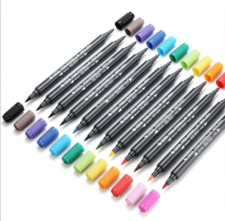 Art Supplies Art Markers Double Headed Sketch Mark... – Grandado