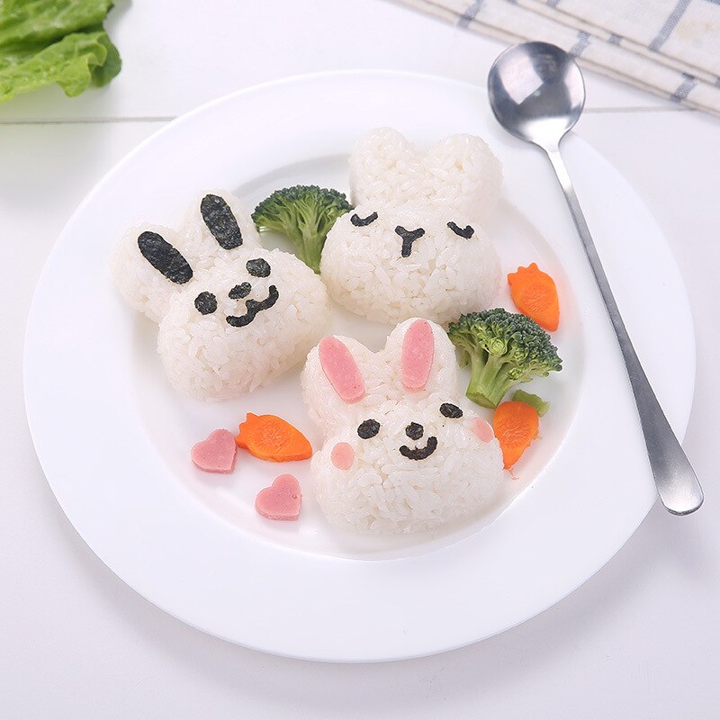 Rice Ball Molds DIY Rice Baller Shakers Lunch Make... – Grandado
