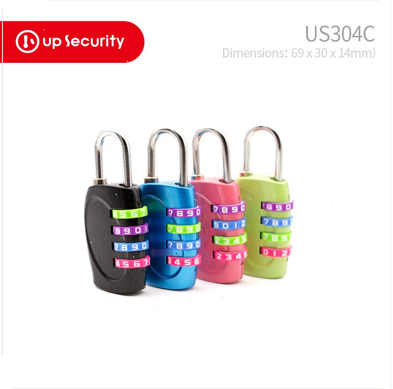 4 Dial Digit Password Lock 30x67x14mm Combination ... – Grandado