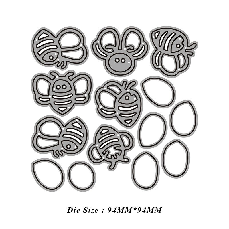 Bee suit combination Metal Cutting Dies for Diy Sc... – Grandado