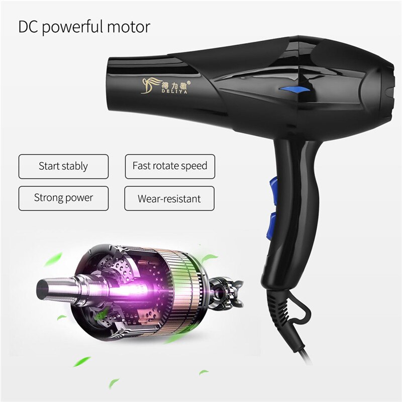 2200W Hair Dryer Large Power Anion Hair Repairing ... – Grandado