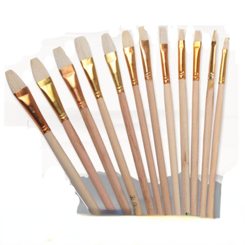 Ceramic Painted Wool Brush Solid Wood Pen Soft Hea... – Vicedeal