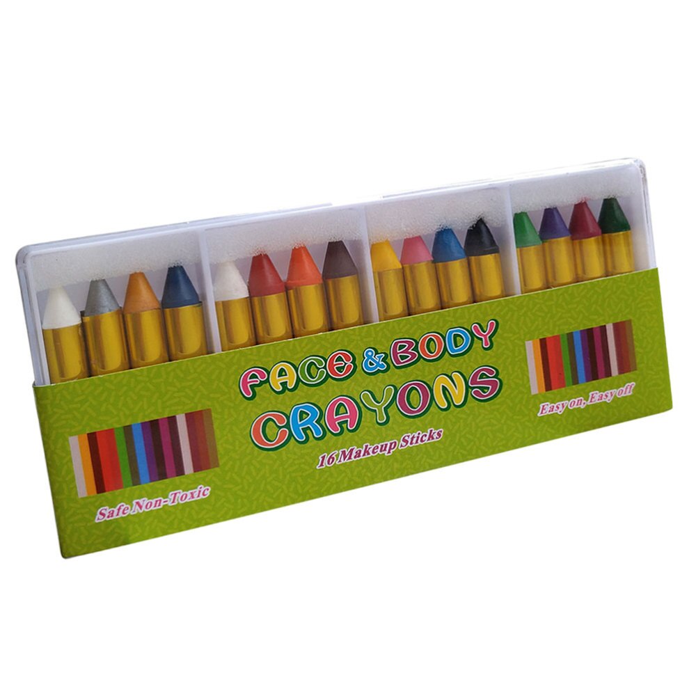 1 Set 16 Colors Face Painting Crayons Body Paintin... – Vicedeal