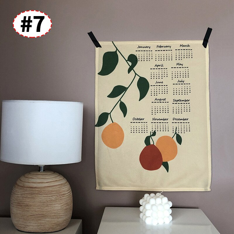 2022 Fabric Printed Calendar Nordic INS Tapestry S... – Grandado