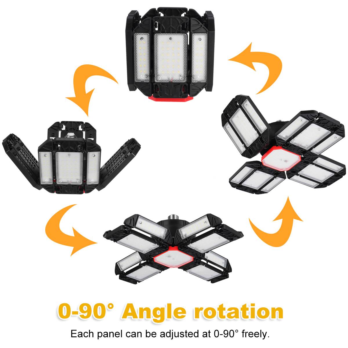 350W Led Garage Licht 13 Pannel Opvouwbare Industr... – Vicedeal